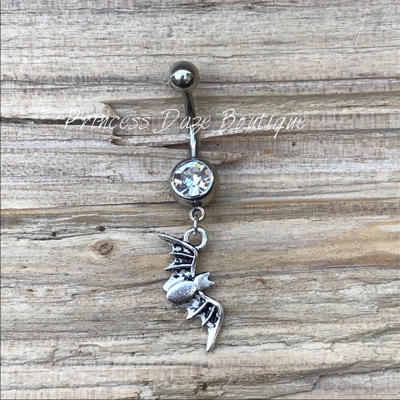 Jewelry | Silver Bat Belly Button Ring | Poshmark